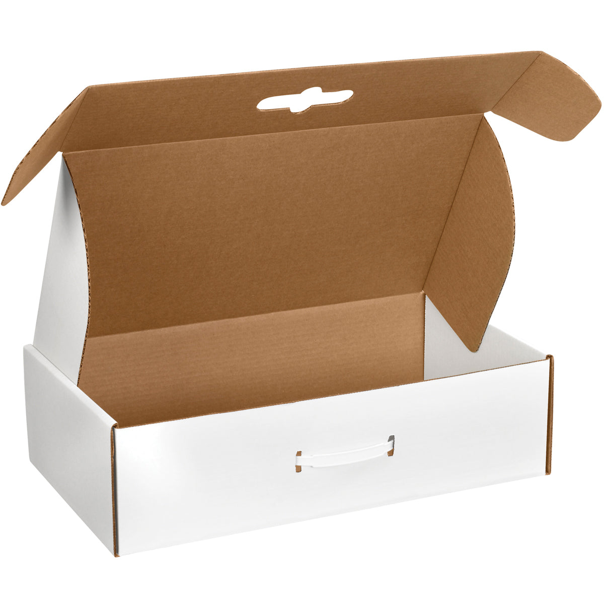 18 1 4 X 11 3 8 X 4 1 2 White Corrugated Carrying Cases 18 1 4 X 11 3 8 X 4 1 2 White Corrugated Carrying Cases