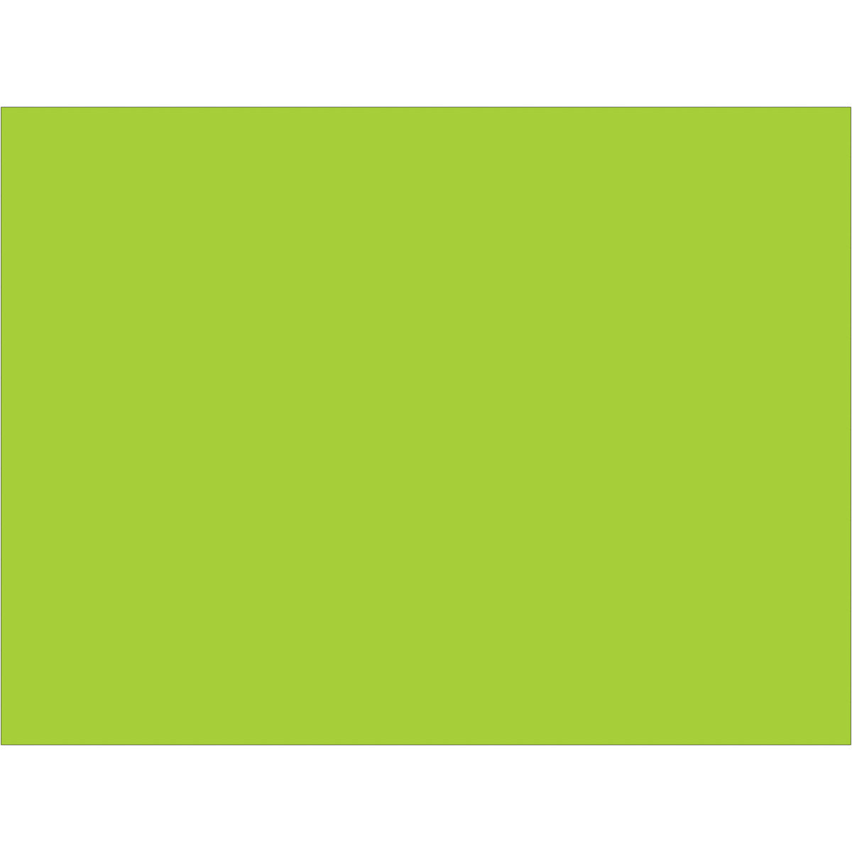 3 x 4" Fluorescent Green Inventory Rectangle Labels 500/Roll