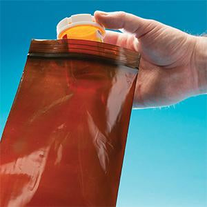 Amber UV Poly Bags