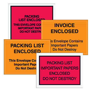 Important Documents Enclosed Envelopes
