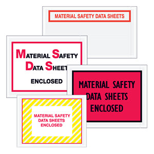 Material Safety Data Sheet Enclosed Envelopes