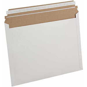 White Rigid Mailers (Light-Weight Post Office Style)