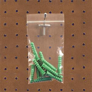 Reclosable Poly Bags with Hang Hole