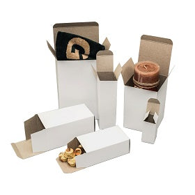 White Cardboard Folding Cartons