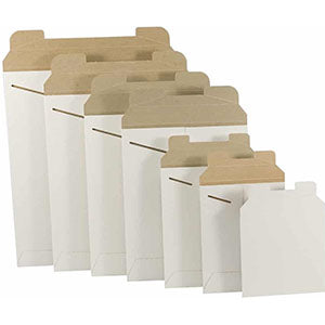 White Mailers, Rigid Mailers, Stay Flat Mailers