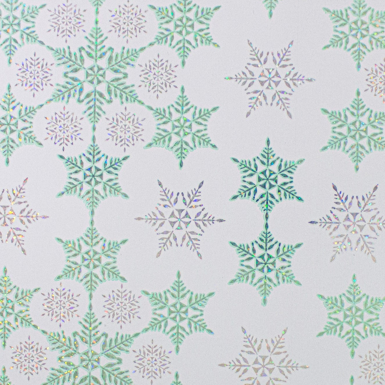 24" x 833 Feet Crystal Clear Mint Full Ream Gift Wrap