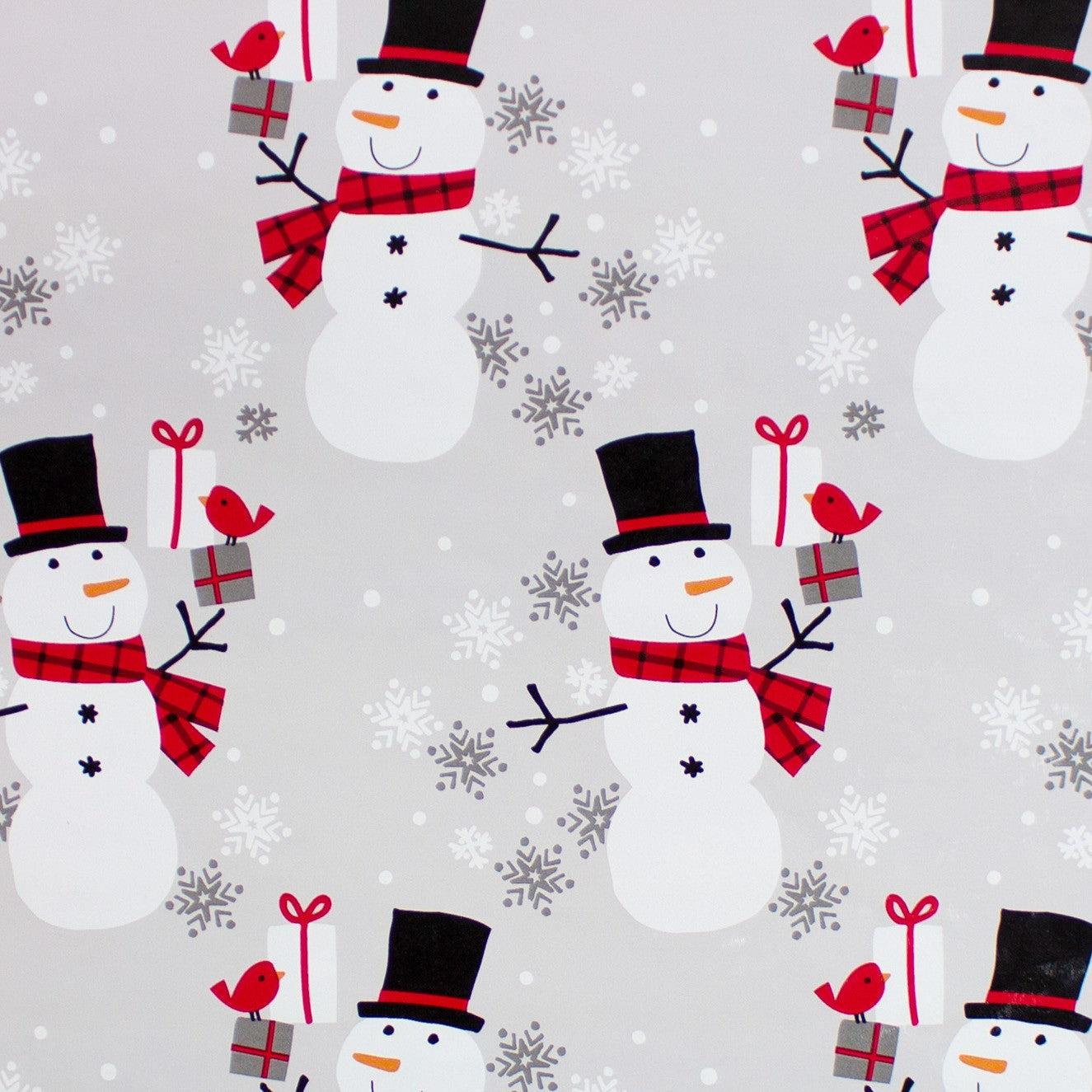 24" x 417 Feet Frosty Flakes Half Ream Gift Wrap