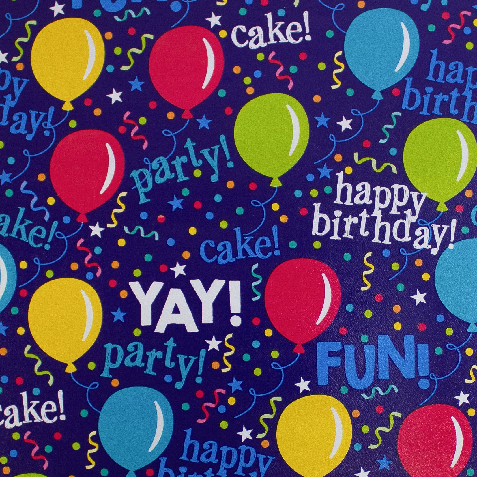 24" x 417 Feet It's My Party Half Ream Gift Wrap