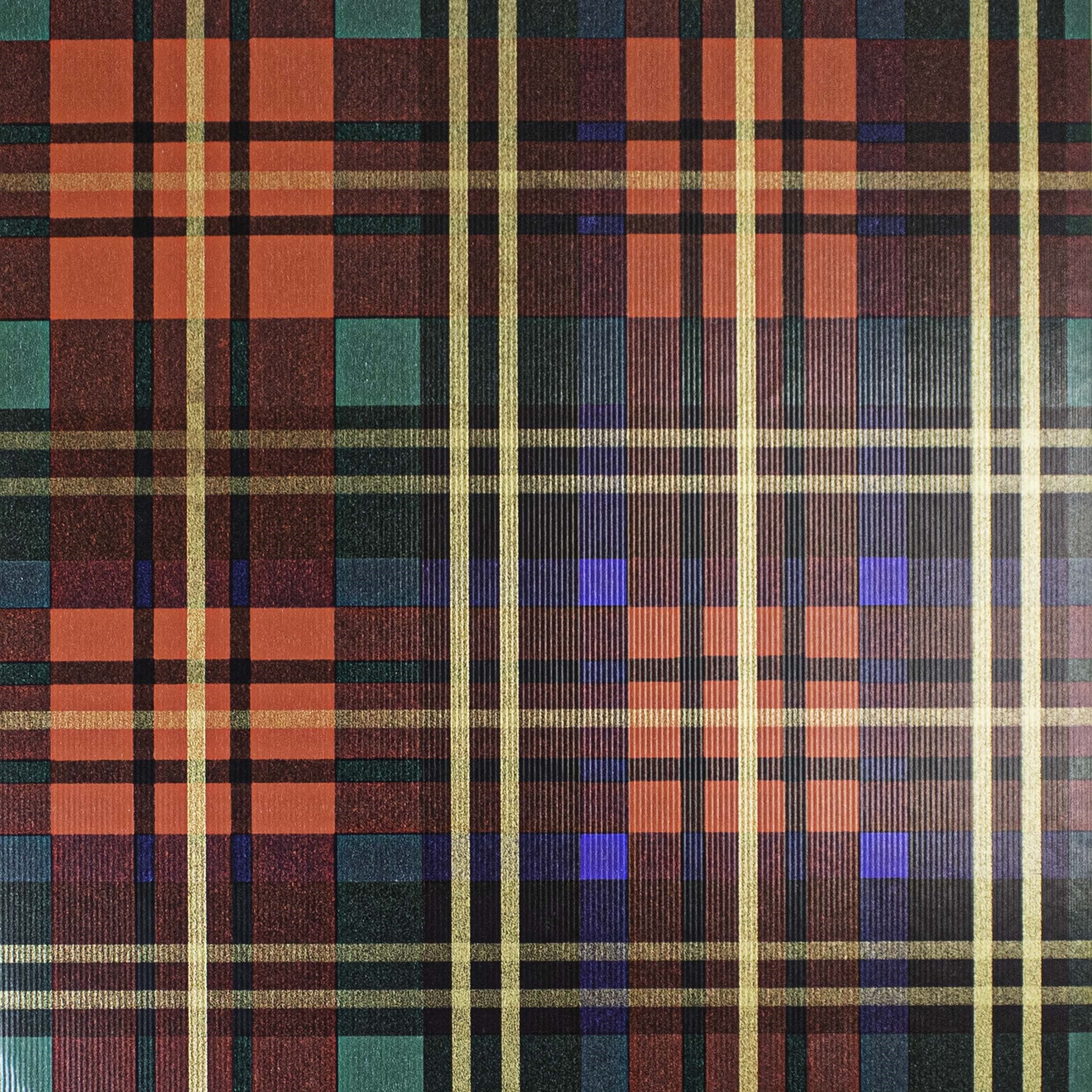 24" x 417 Feet Traditional Red Plaid Half Ream Gift Wrap