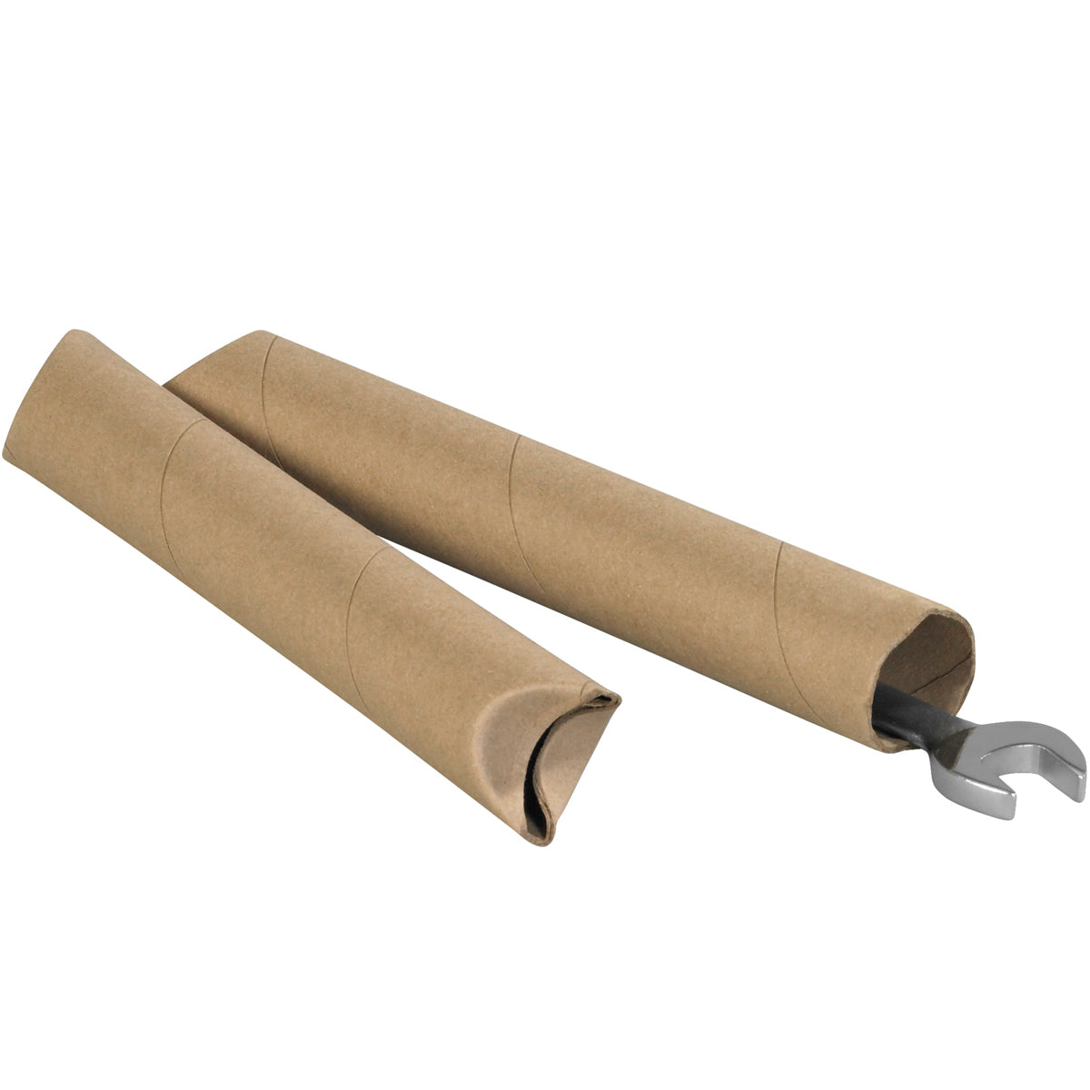 1 1/2 x 30 Kraft Crimped End Mailing Tubes .060 Gauge