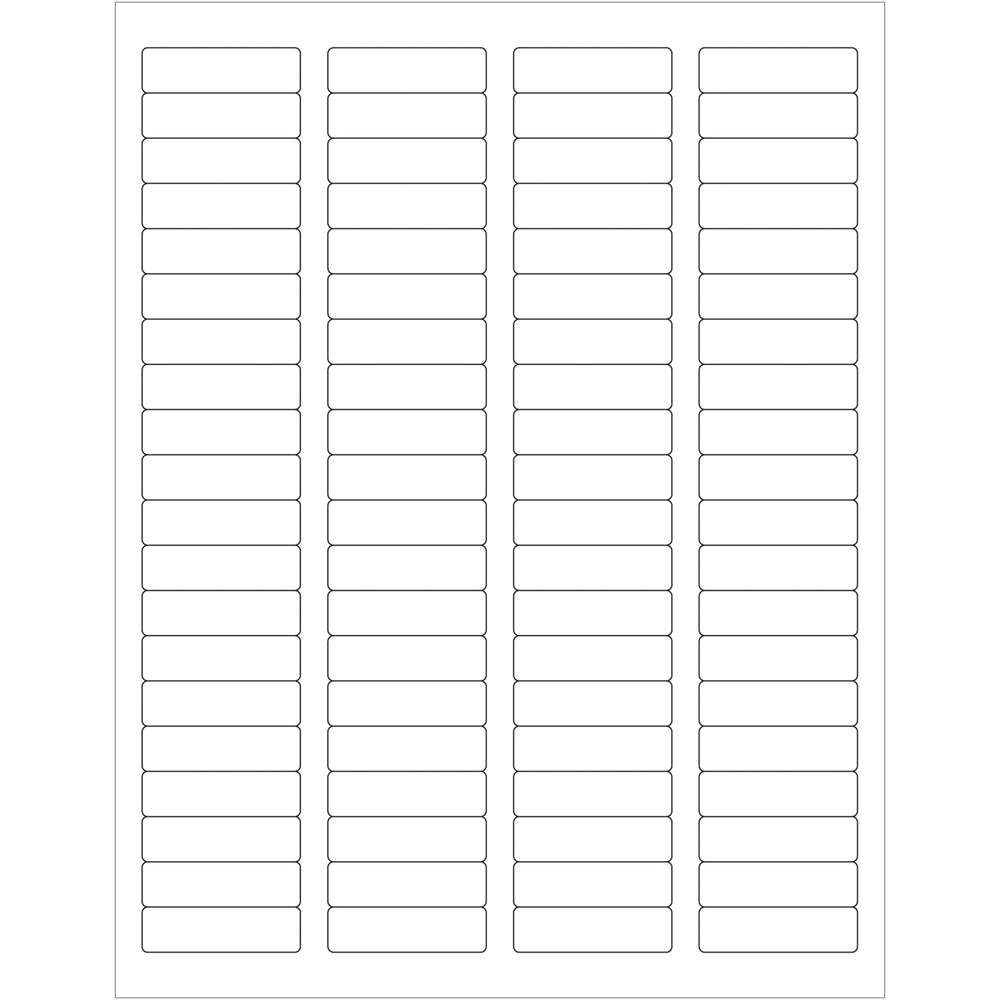 2 x 2" Weather-Resistant Laser Labels - PackagingSupplies.com
