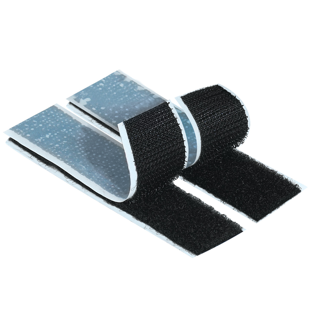 2" x 75 Feet Black Loop Individual Tape Strips