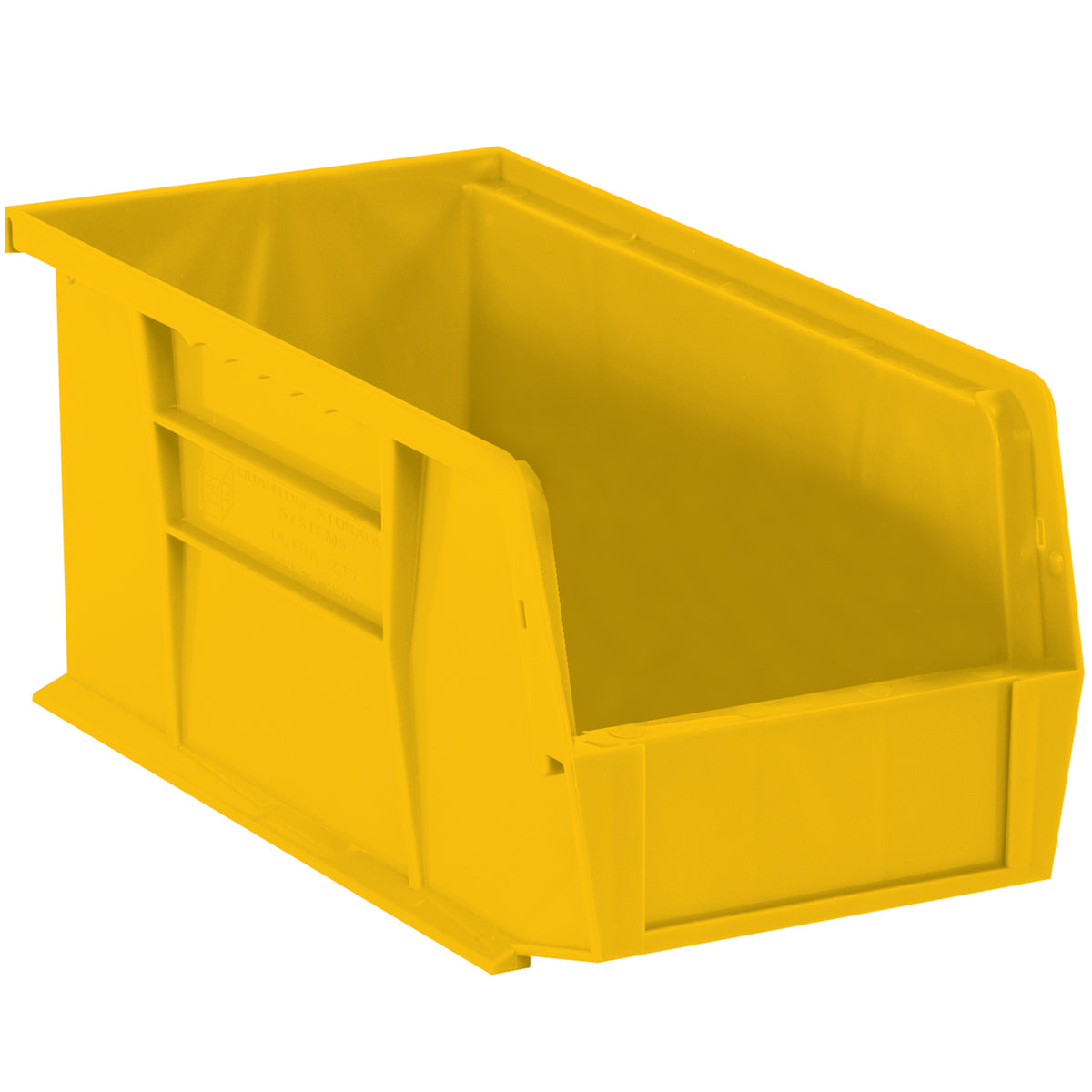 10 7/8 x 4 1/8 x 4 Yellow Plastic Bin Boxes