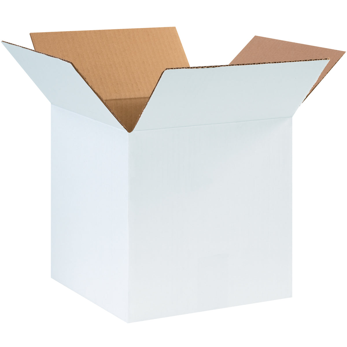 10 x 10 x 10 White Corrugated Boxes