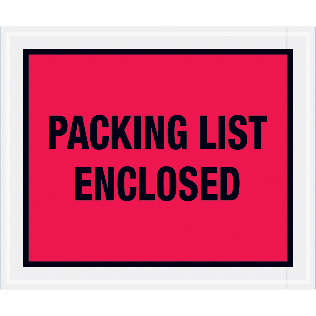 10 x 12 Packing List Envelopes (Full Face) - RED