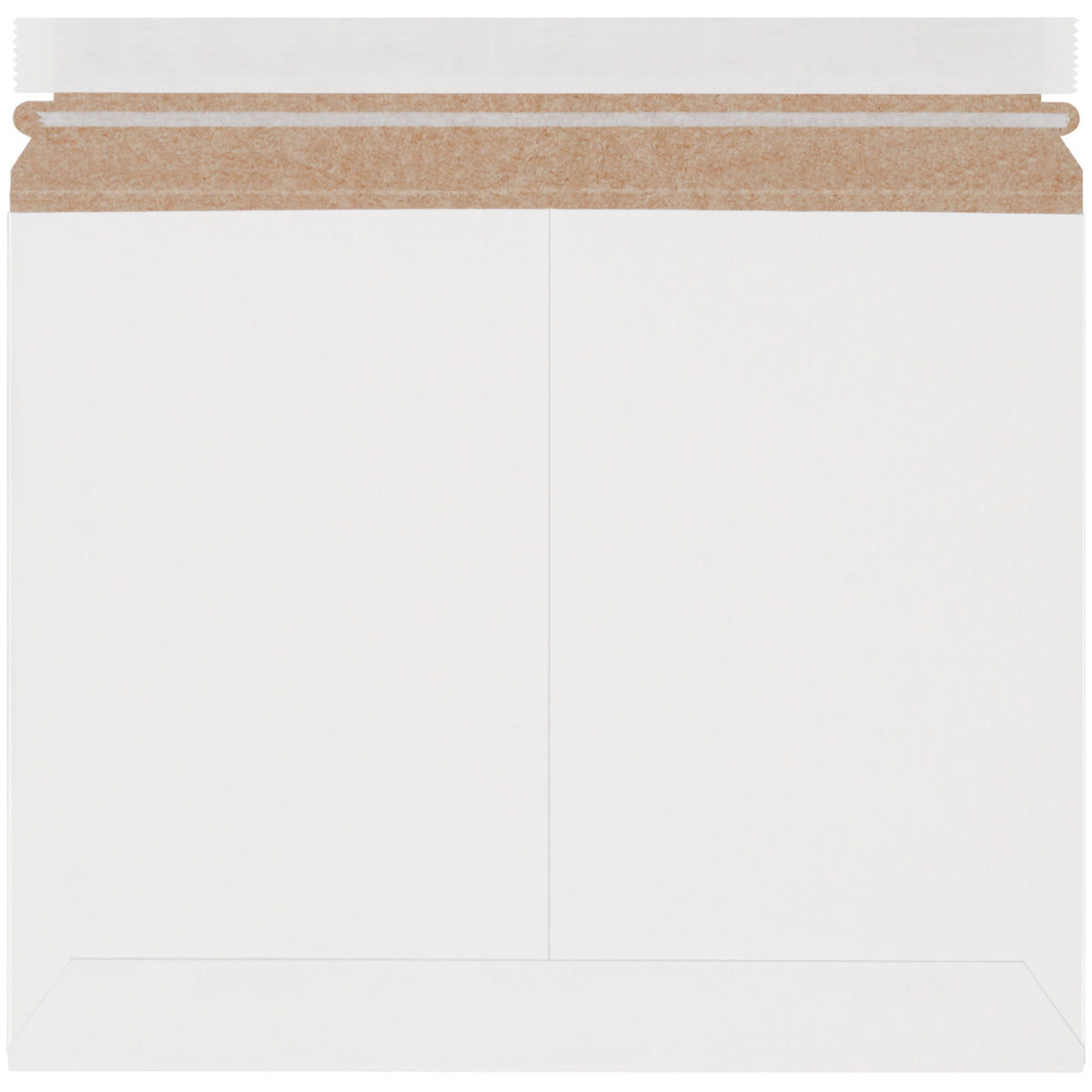 12 1/4 x 9 3/4 White Utility Grade Flat Mailers