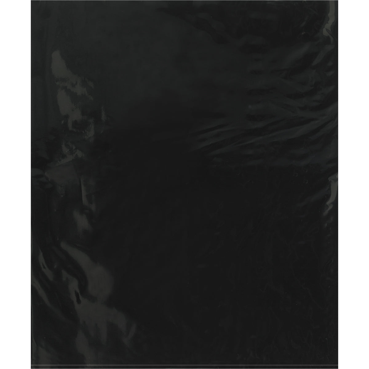 12 x 15" 2 Mil Black Flat Poly Bags