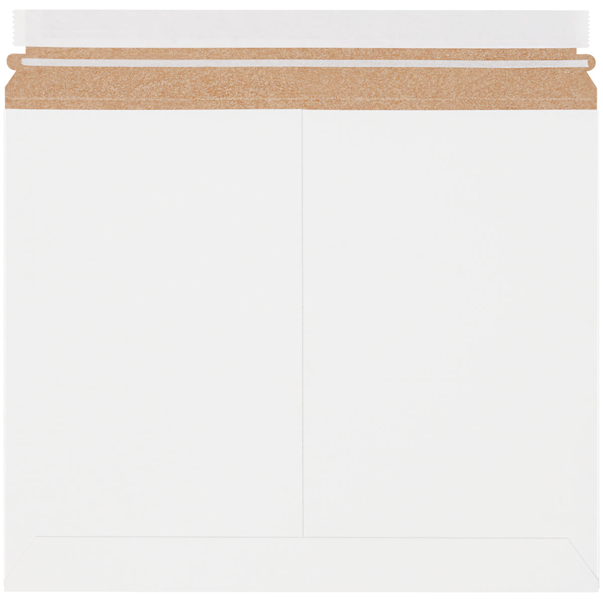 13 1/2 x 11 White Utility Grade Flat Mailers