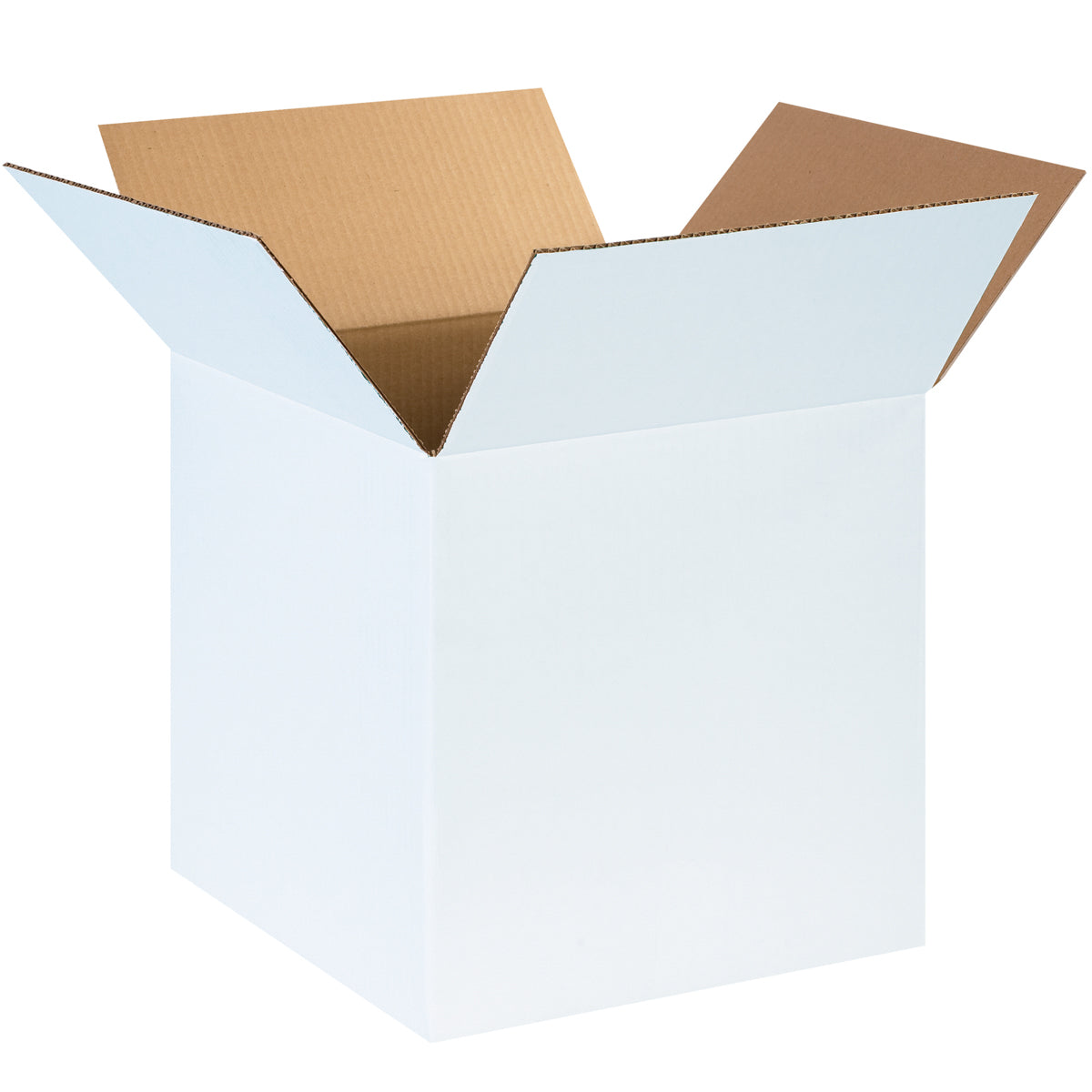 14 x 14 x 14 White Corrugated Boxes