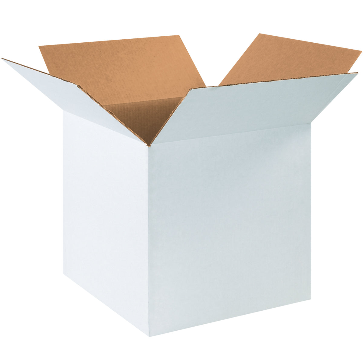 16 x 16 x 16 White Corrugated Boxes