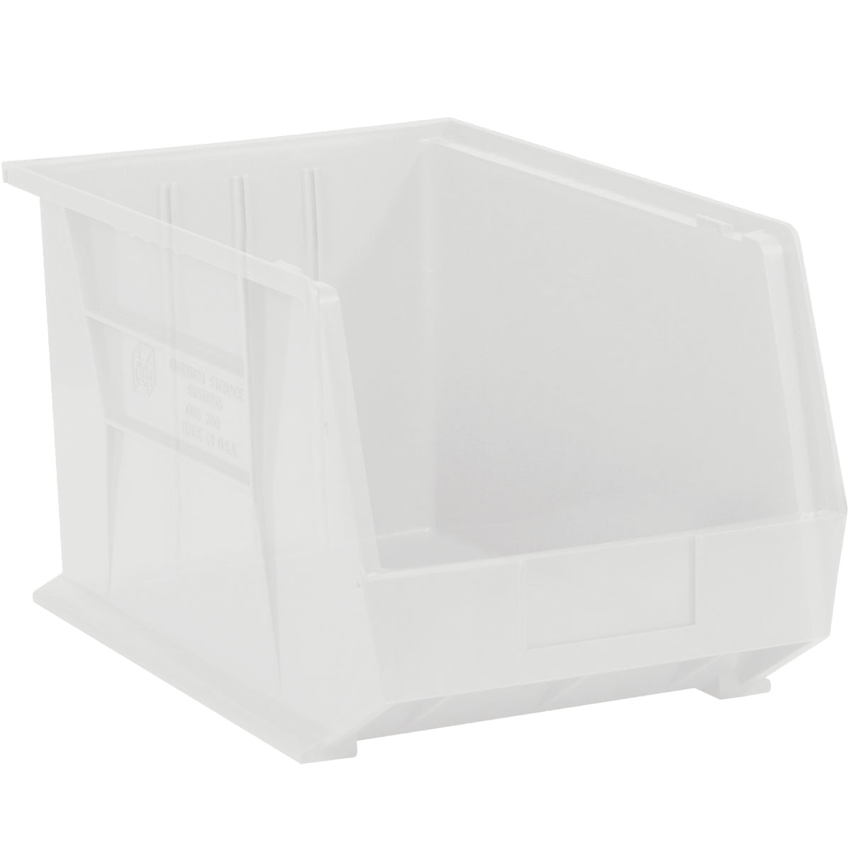 18 x 11 x 10 Clear Plastic Bin Boxes