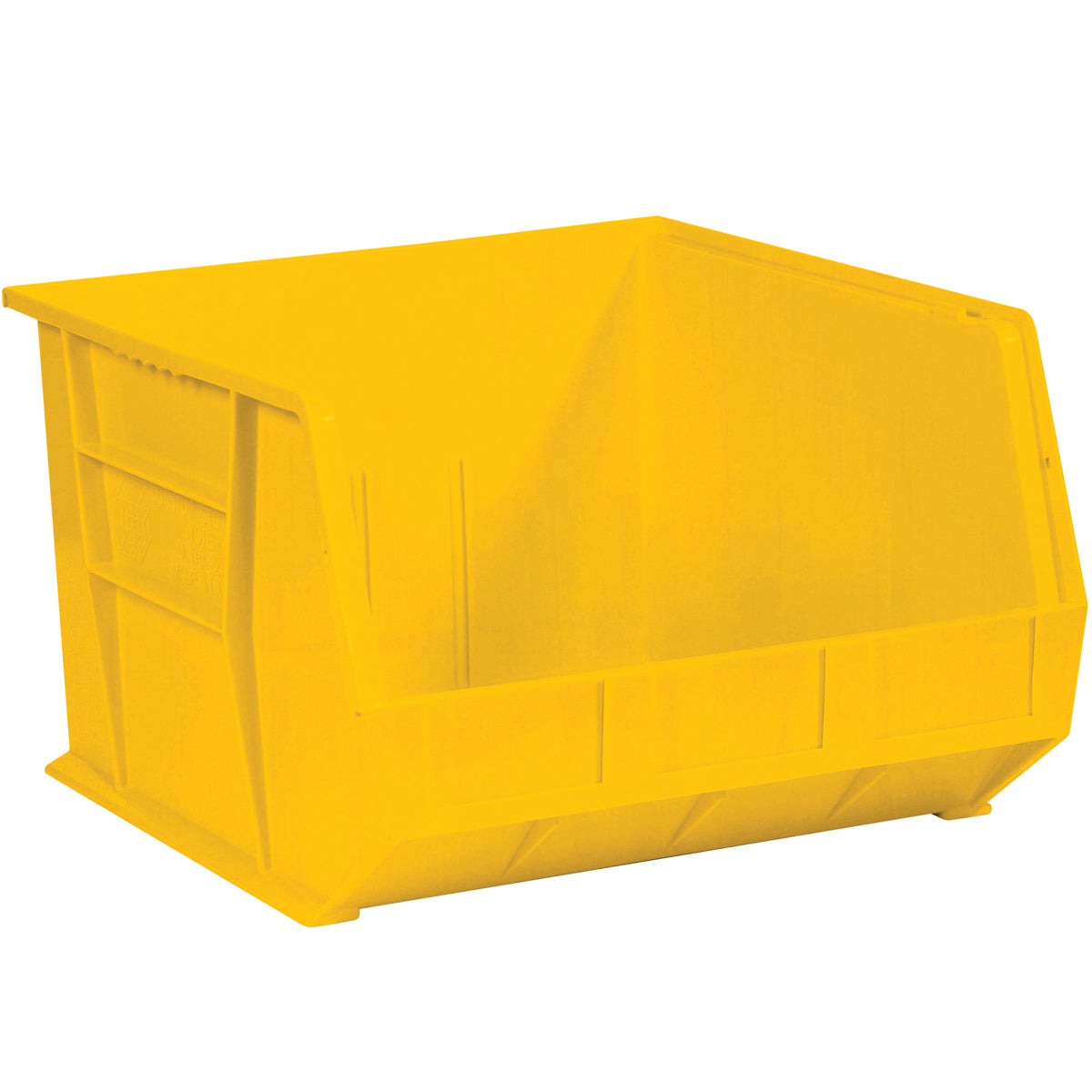 16 1/2 x 18 x 11 Yellow Plastic Bin Boxes