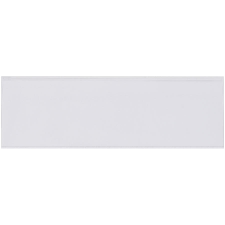 1 x 6 Hol-Dex Self-Adhesive Plastic Label Holders - PackagingSupplies.com