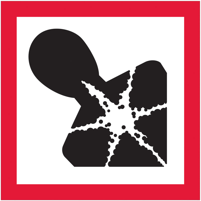 2 x 2" Pictogram - Gas Cylinder Labels 500/Roll - PackagingSupplies.com