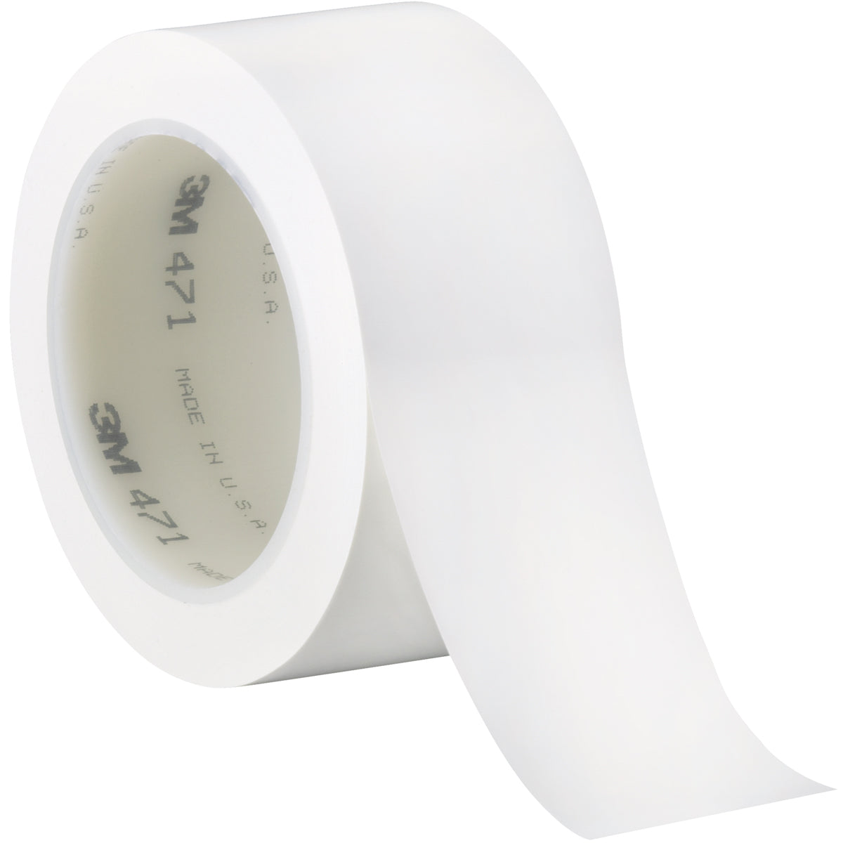 2" x 36 yds. White 3M 471 Vinyl Tape 24/Case