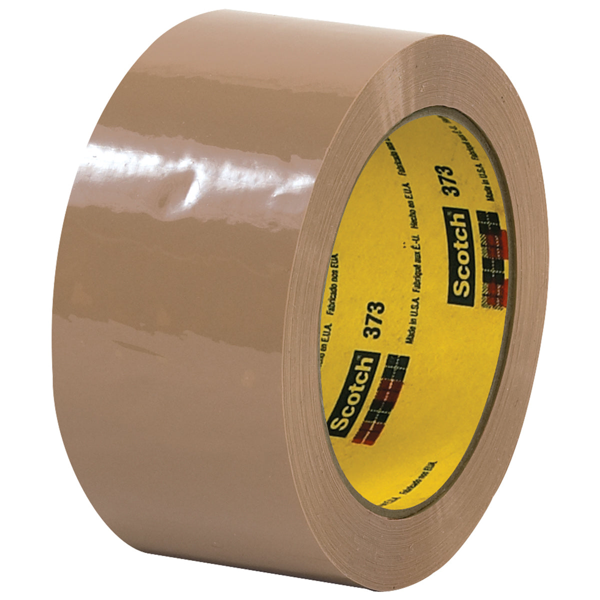 2" x 55 Yard Tan #373 (2.5 mil) 3M Carton Sealing Tape