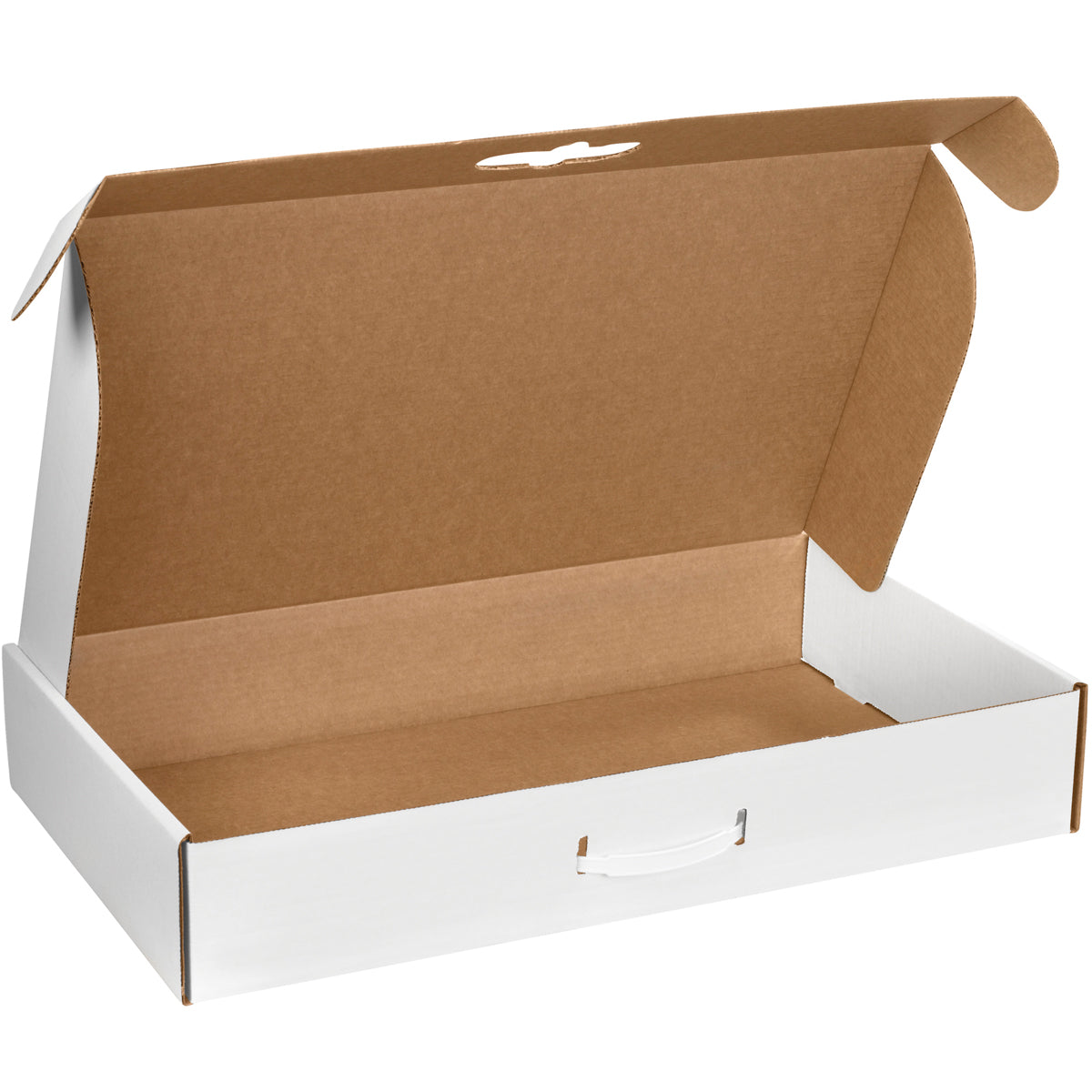 24 x 14 x 4 White Corrugated Carrying Cases