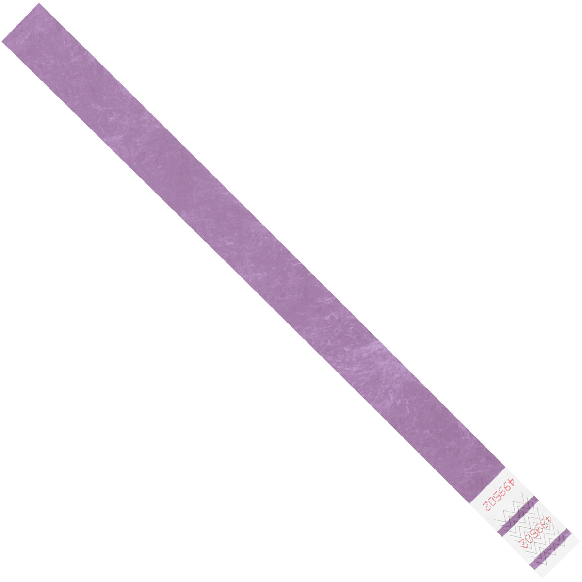 3/4 x 10" Purple Tyvek Wristbands