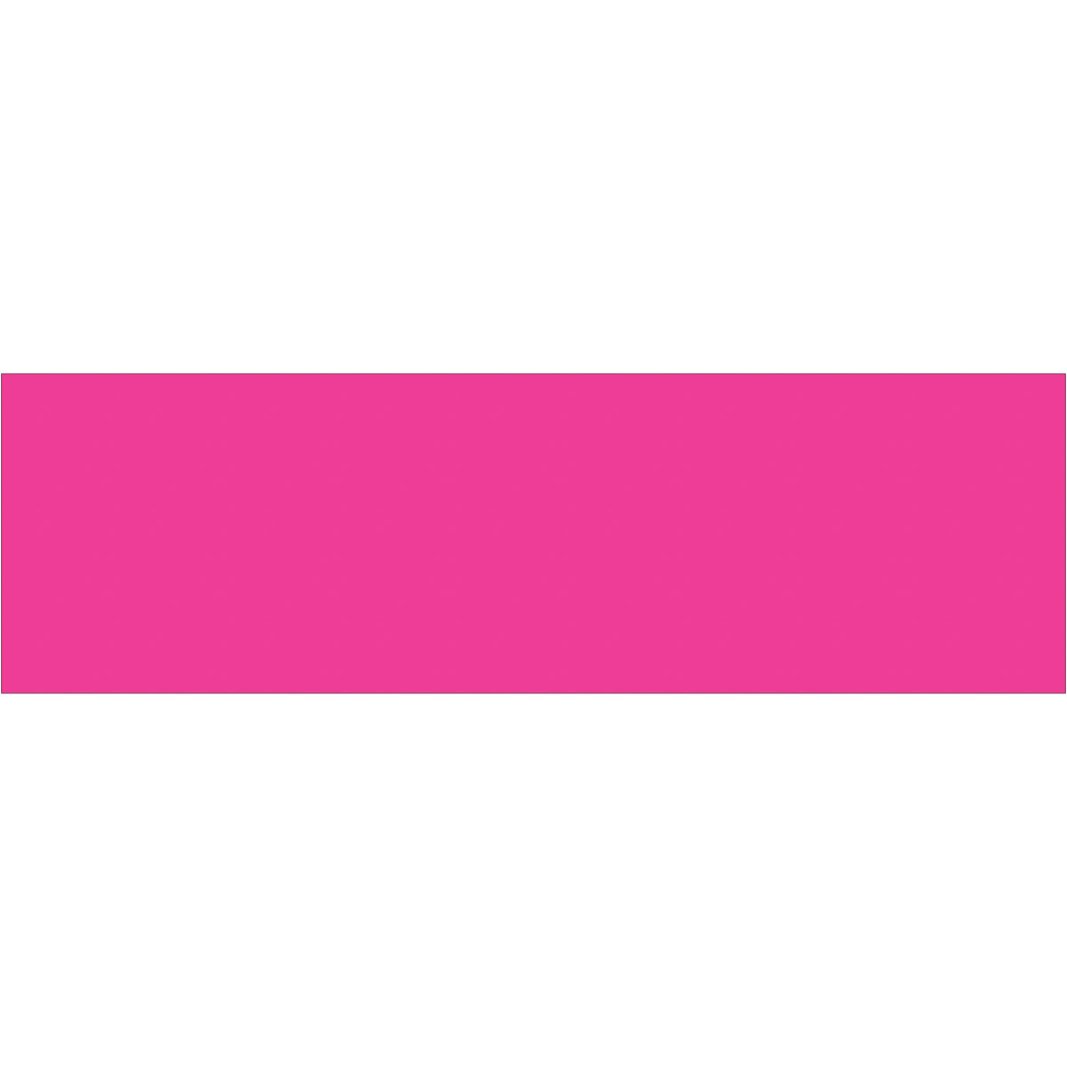 3 x 10" Fluorescent Pink Inventory Rectangle Labels 250/Roll