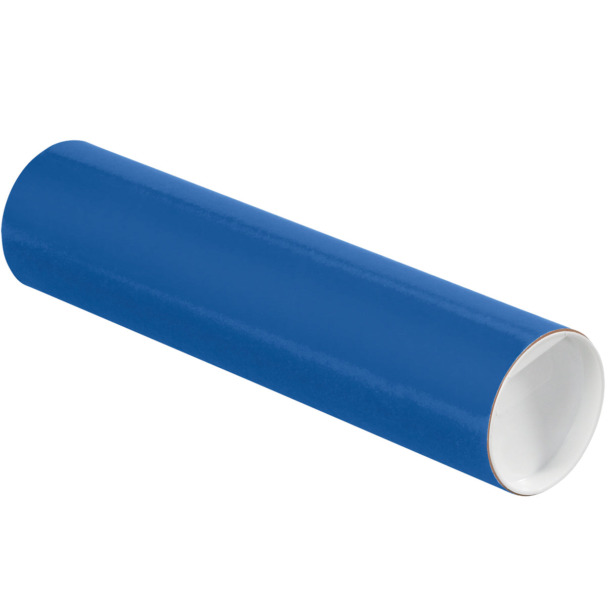 3 x 12 Blue Mailing Tubes With End Caps .070 Gauge