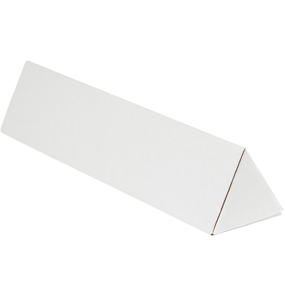 3 x 30 1/4 Triangular White Corrugated Mailing Tube - PackagingSupplies.com