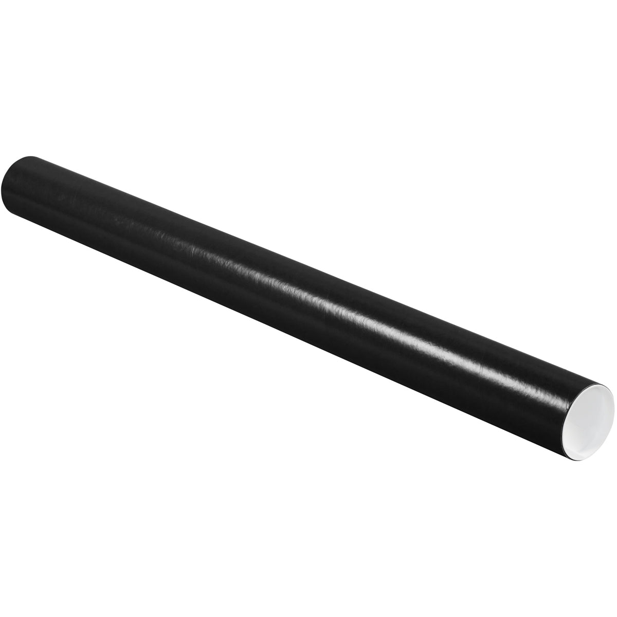 3 x 36 Black Mailing Tubes With End Caps .070 Gauge
