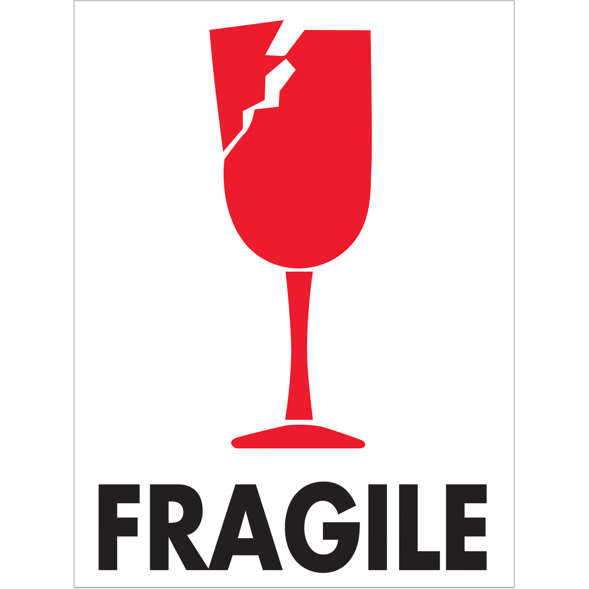 Fragile Pictorial Labels (3 x 4) 500/Roll