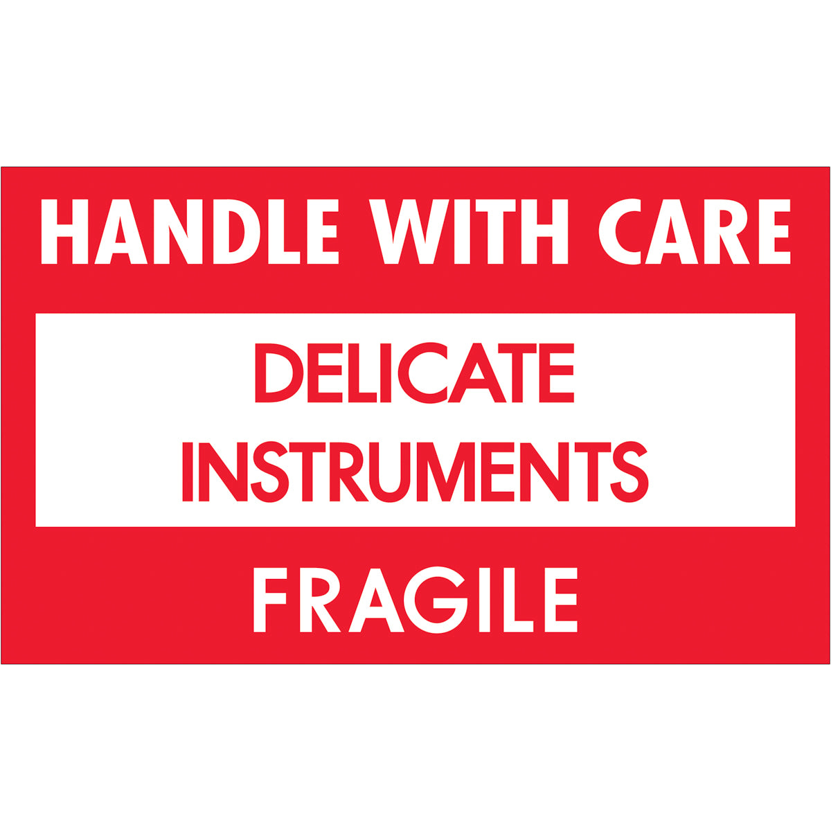 3 x 5" - "Delicate Instruments - HWC" Labels 500/Roll