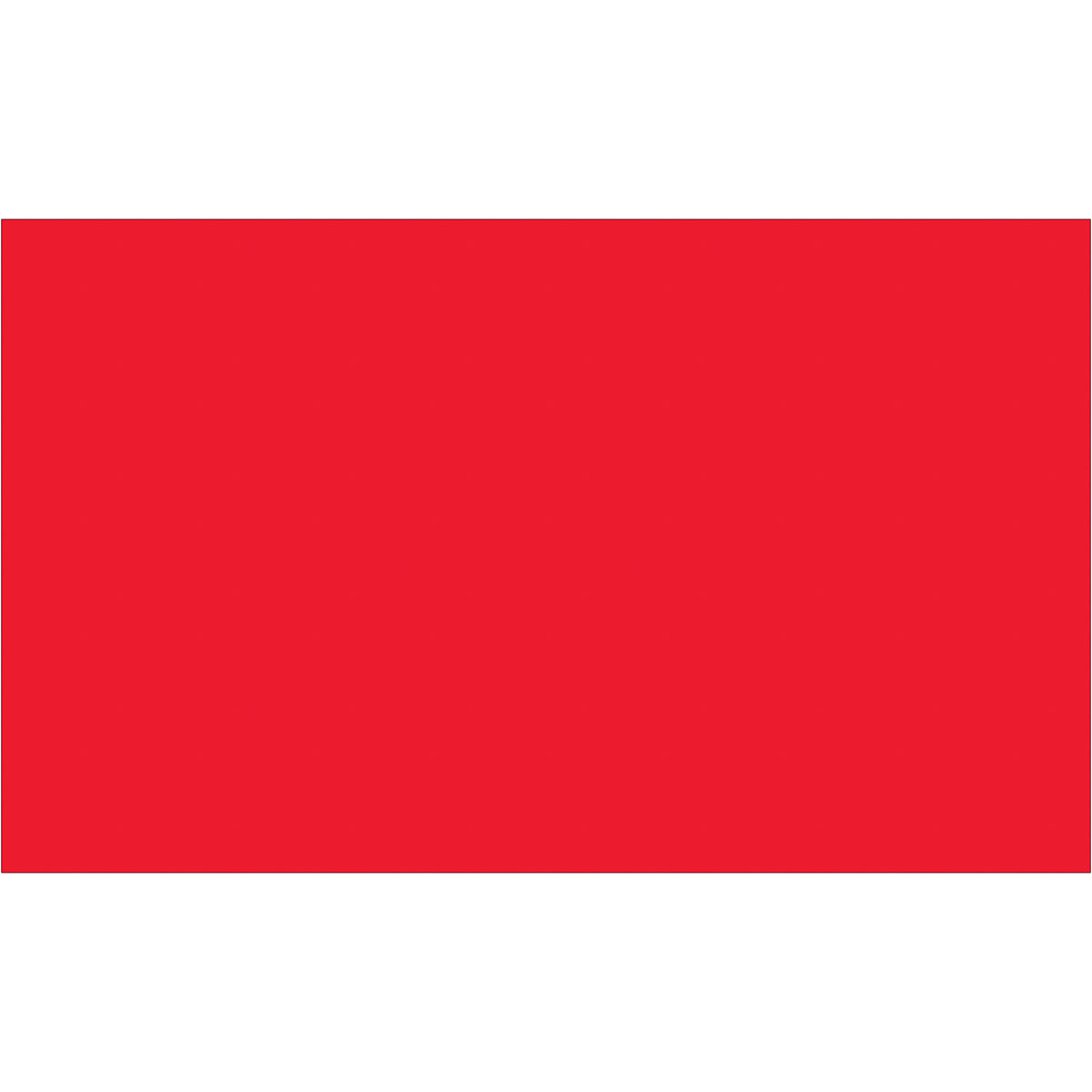 3 x 5" Fluorescent Red Inventory Rectangle Labels 500/Roll