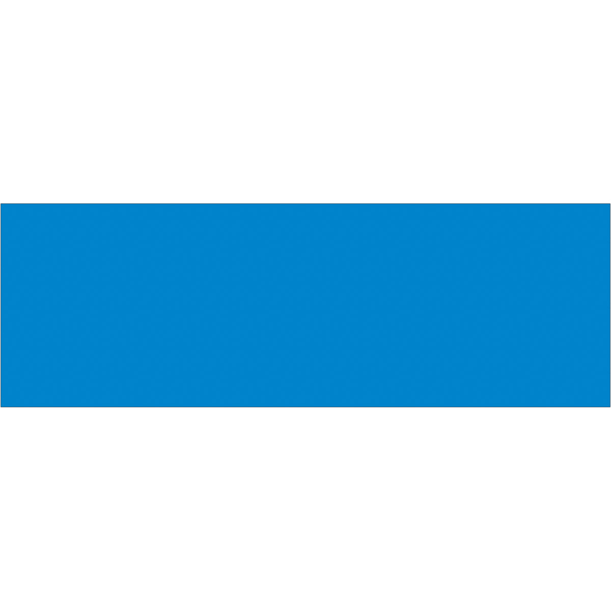 3 x 9" Light Blue Inventory Rectangle Labels 250/Roll