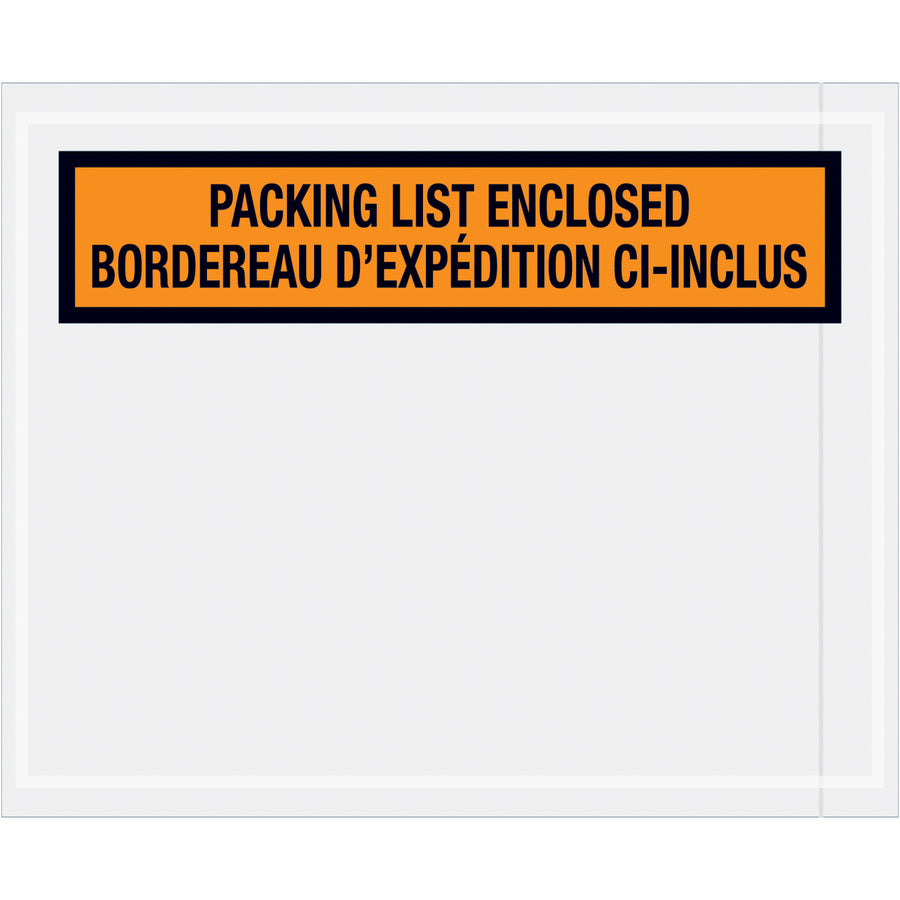 Bilingual Packing List Envelopes - PackagingSupplies.com