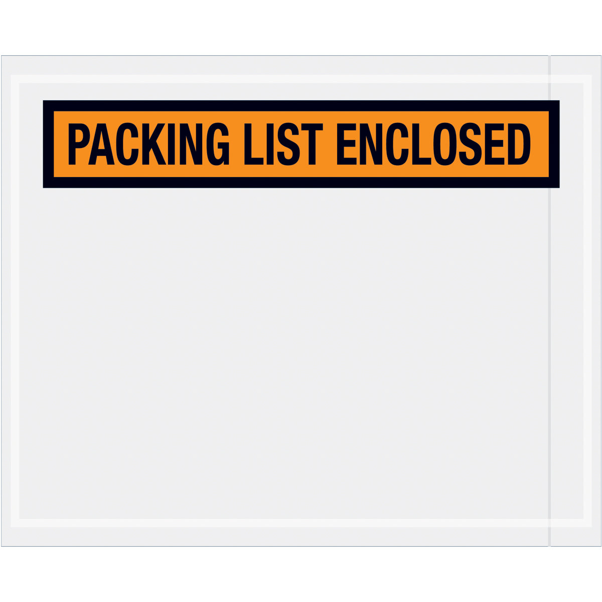 4-1/2 x 5-1/2 Packing List Enclosed Envelopes (Panel Face) - ORANGE