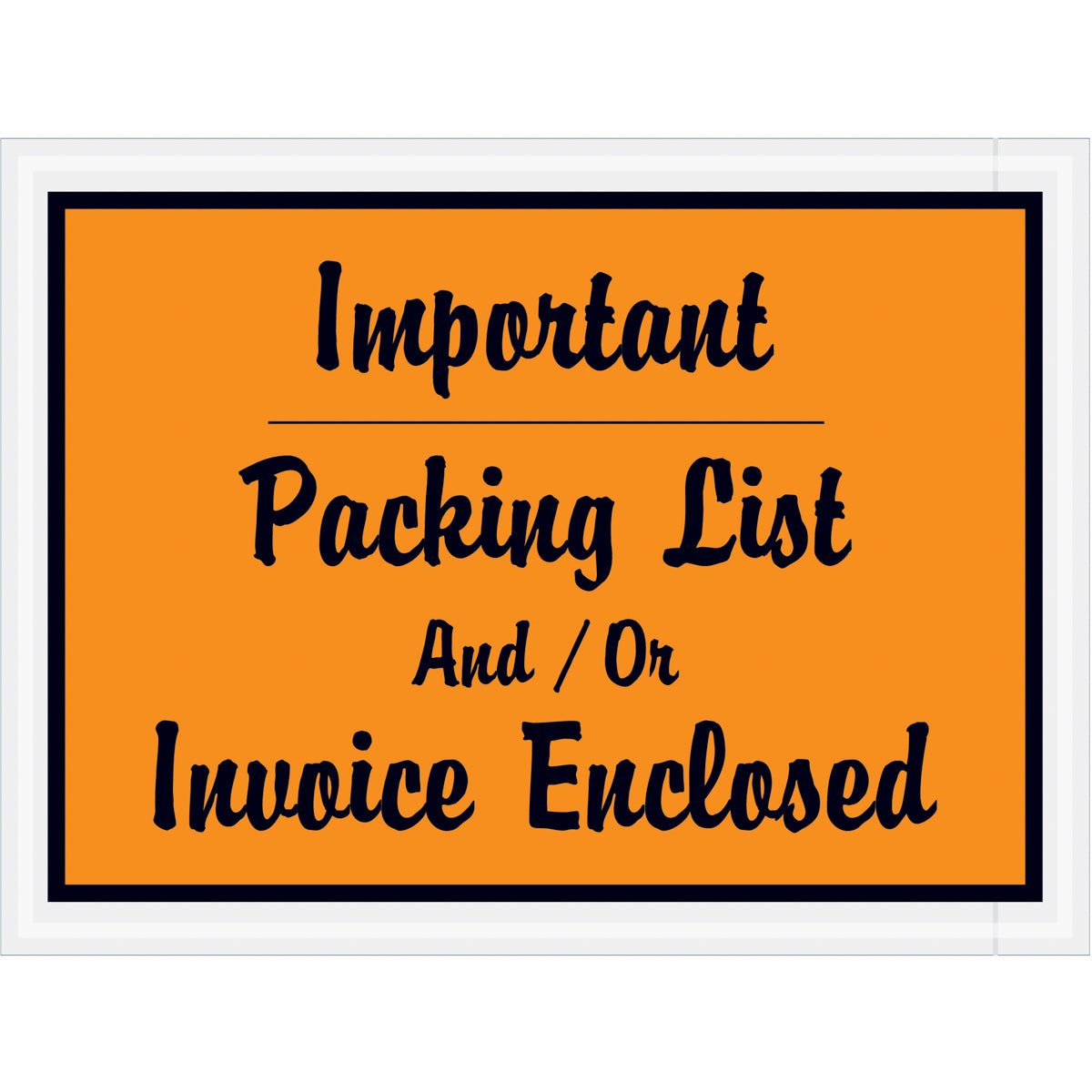 4-1/2 x 6 Packing List or Invoice Enclosed Envelopes