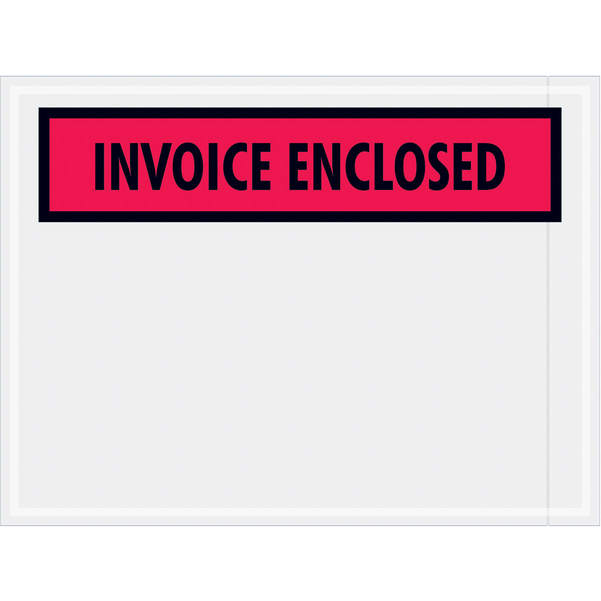 4-1/2 x 6 Invoice Enclosed Envelopes (Panel Face) - RED