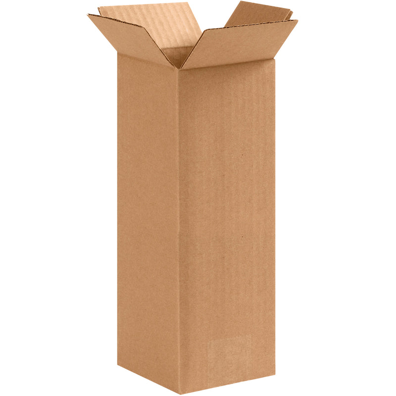 4 x 4 x 3 Corrugated Boxes - PackagingSupplies.com