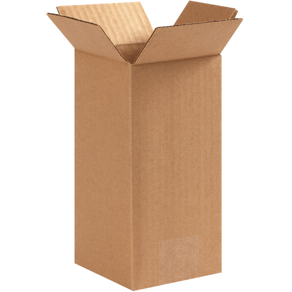 4 x 4 x 3 Corrugated Boxes - PackagingSupplies.com