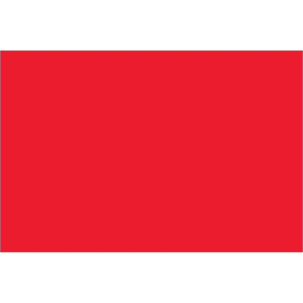 4 x 6" Fluorescent Red Inventory Rectangle Labels 500/Roll