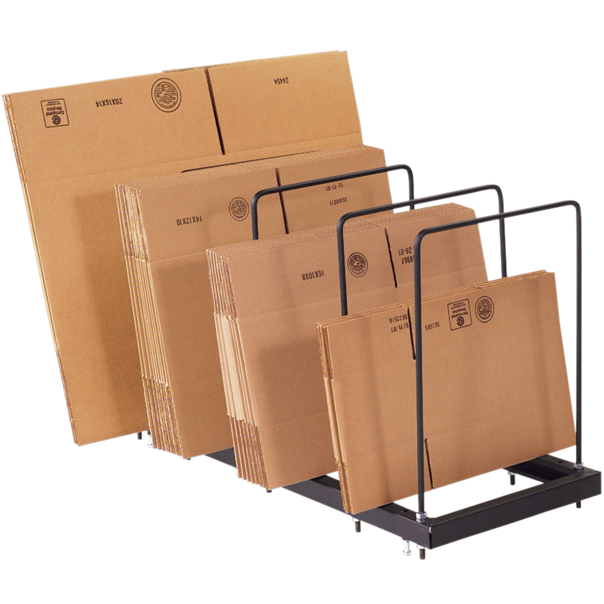 44 x 18 x 26 Carton Rack w/ 5 Dividers