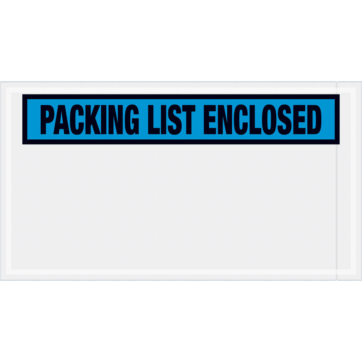 5-1/2 x 10 Packing List Enclosed Envelopes (Panel Face) - BLUE