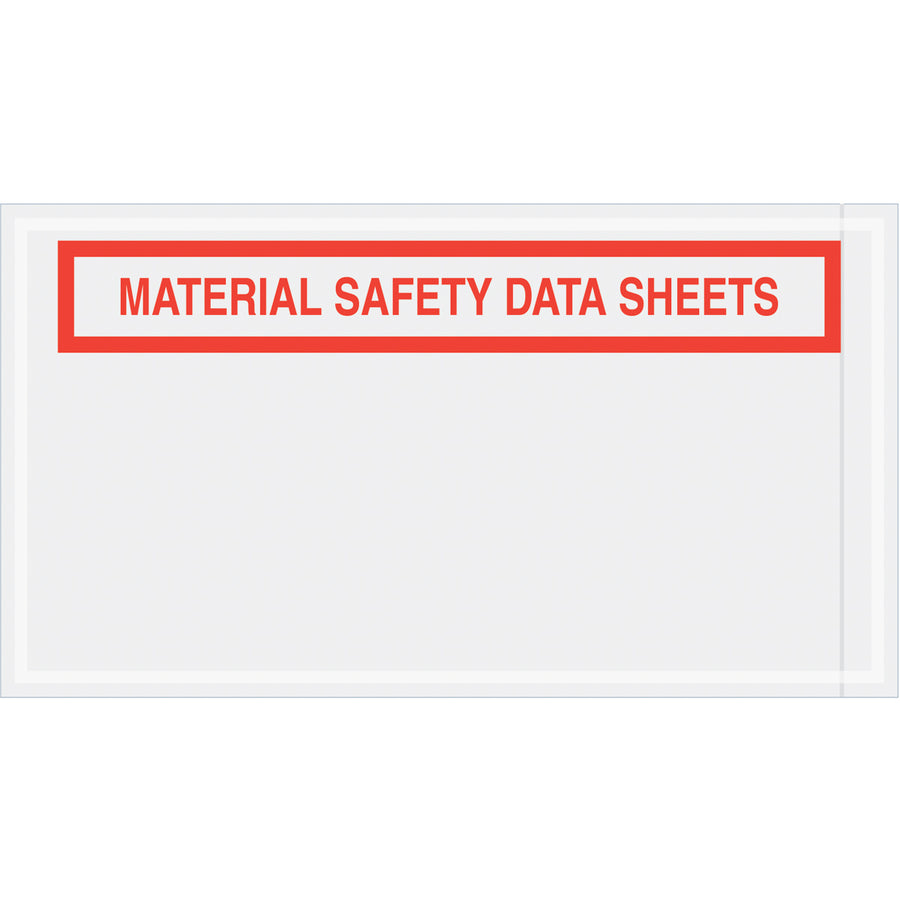 6-1/2 x 5 WHITE MSDS Enclosed Envelopes - PackagingSupplies.com